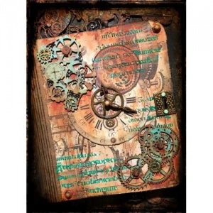 Steampunk Mechanical Cogs & Gears Motif - MDF Wood Shape